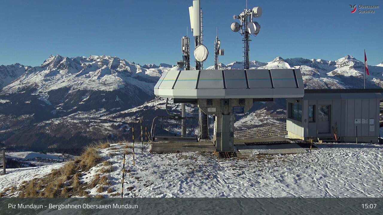 Webcam Piz Mundaun - Obersaxen, :richting:plaats:zeeniveau - bergfex