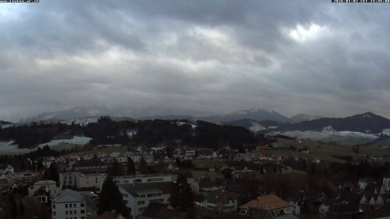 Webcam Teufen AR, Blickrichtung Ortszentrum Richtung Süden., Teufen ...