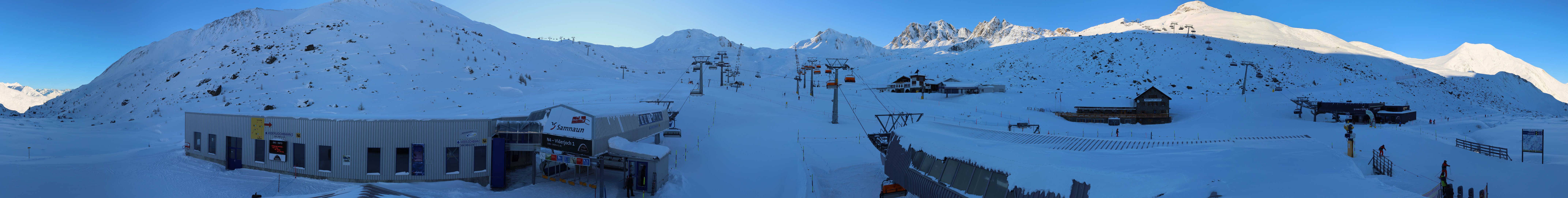 Webcam Alp Trida, Blickrichtung Panorama, Samnaun, 2.260 m - bergfex
