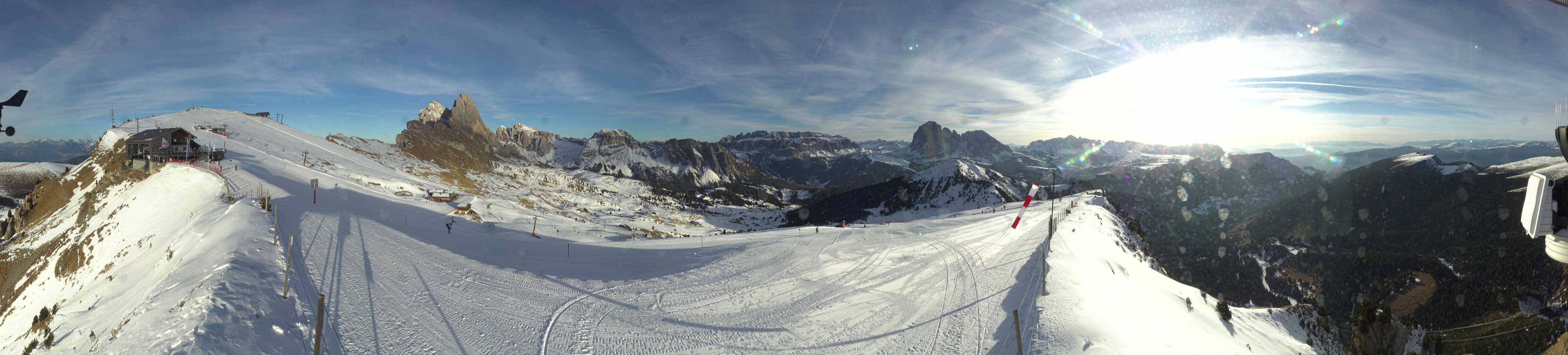Webcam Seceda, Dolomites Val Gardena / Gröden, 2450m - bergfex