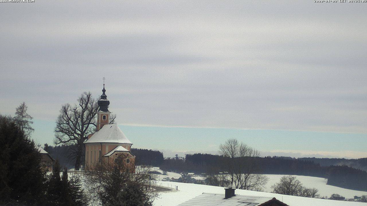 Webcam Waging - Mühlberg, Blickrichtung Wallfahrtskirche, Waging am See ...