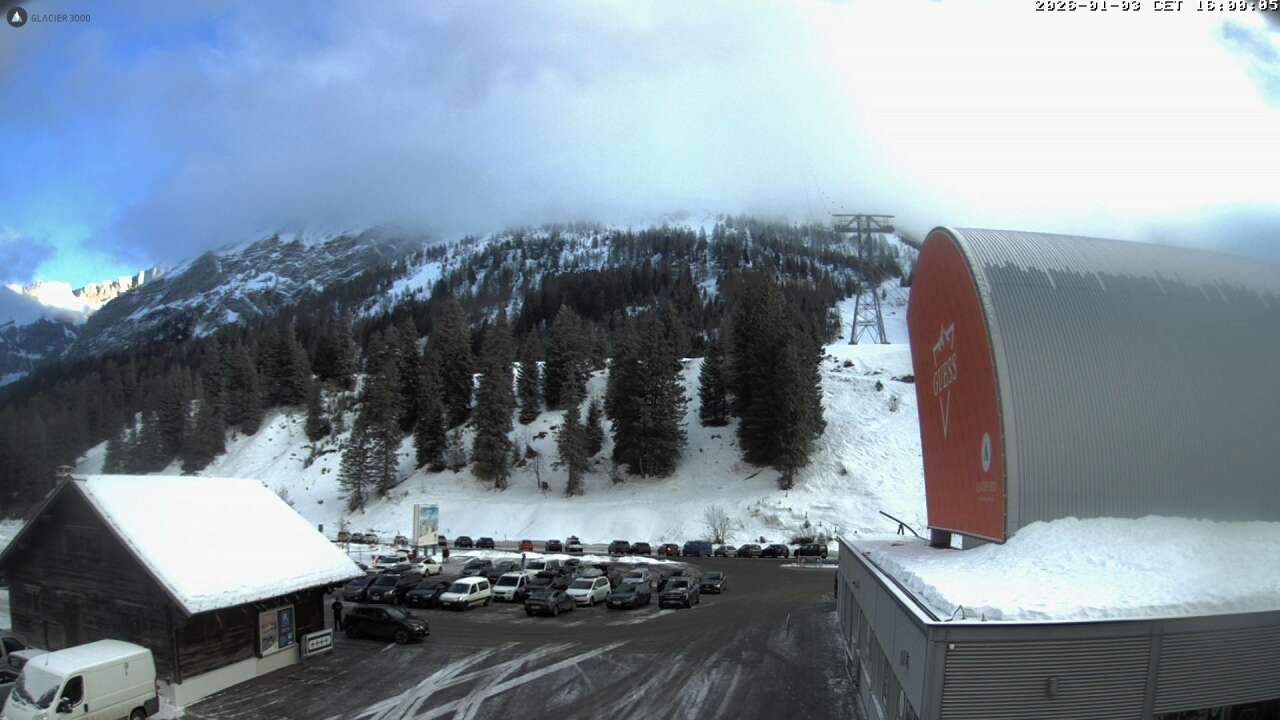 Webová kamera Col du Pillon, Glacier 3000, 1546m - bergfex