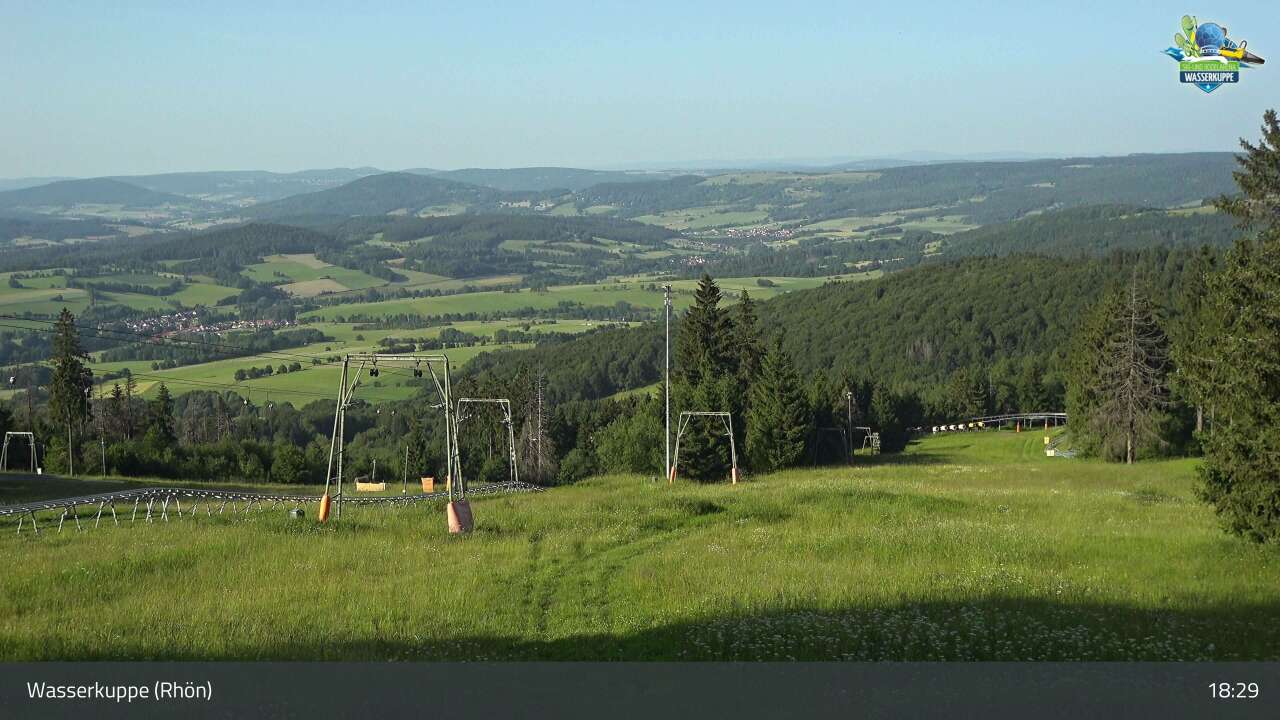 Webcam Wasserkuppe, Viewing direction Paradisolift Wasserkuppe ...