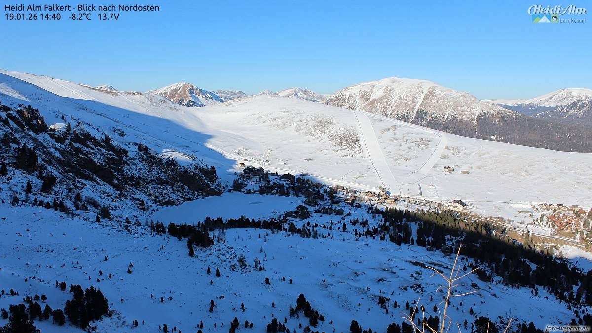 Webcam Falkert Nord, Heidi Alm Falkert - Falkertsee, 1045m - bergfex