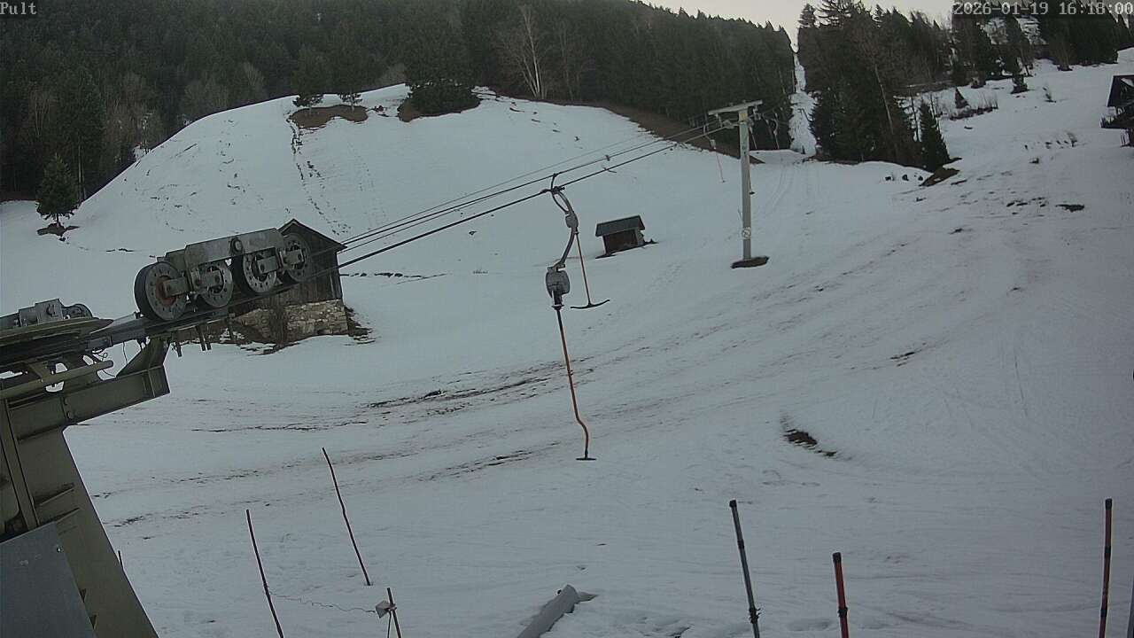 Webcam Gurtis - Pultlift, Viewing direction Blick von der Talstation ...