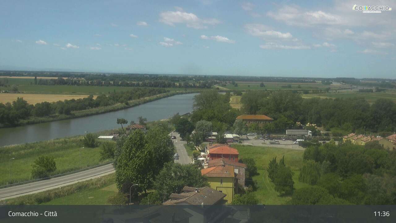 Webcam Comacchio, Ravenna, 40 m - bergfex