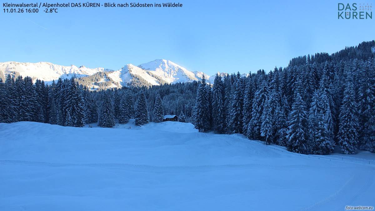 Webcam Kleinwalsertal, Silvretta Montafon, 1212m - bergfex
