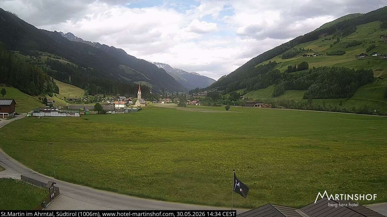 Webcam Hotel Martinshof, St.Martin im Ahrntal, Südtirol (1006m ...