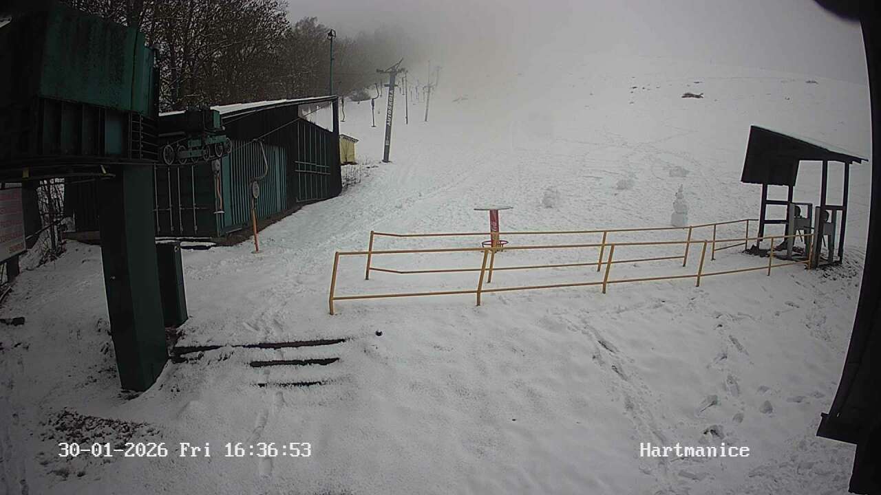 Webcam Hartmanice Talstation, Hartmanice, 710m - bergfex