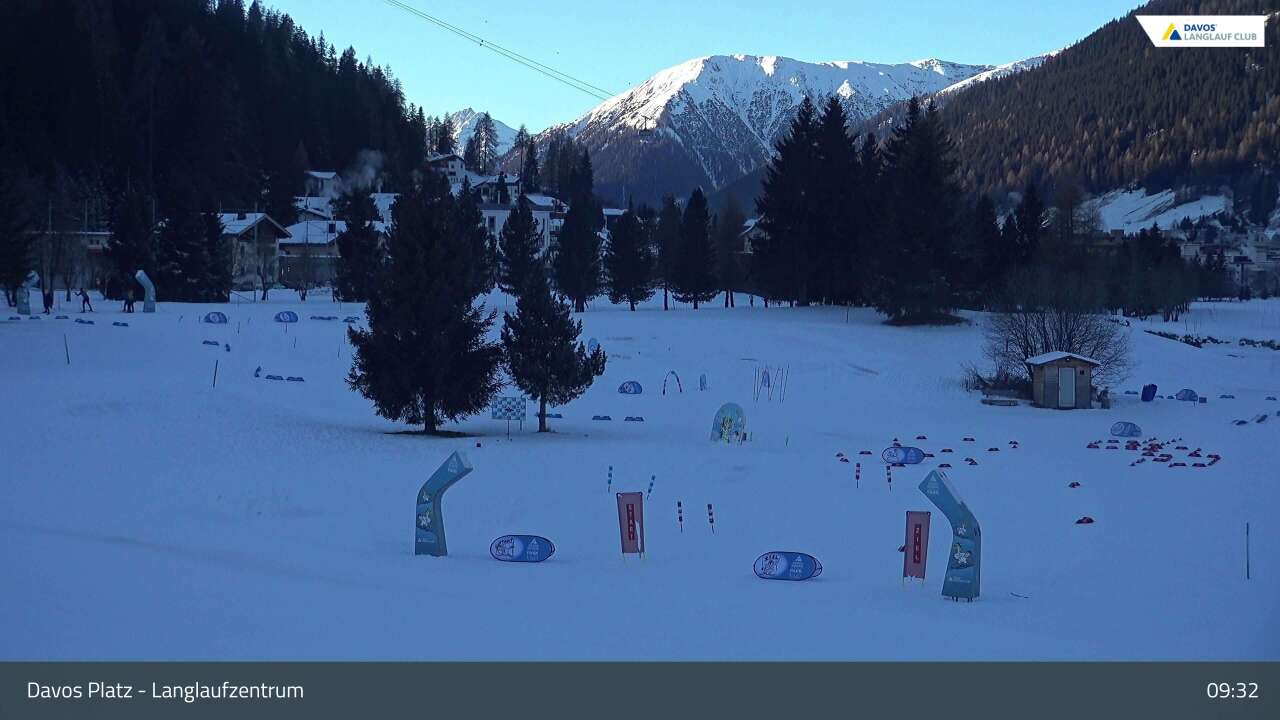Webcam Davos Langlaufzentrum, Davos, 1.545 m - bergfex