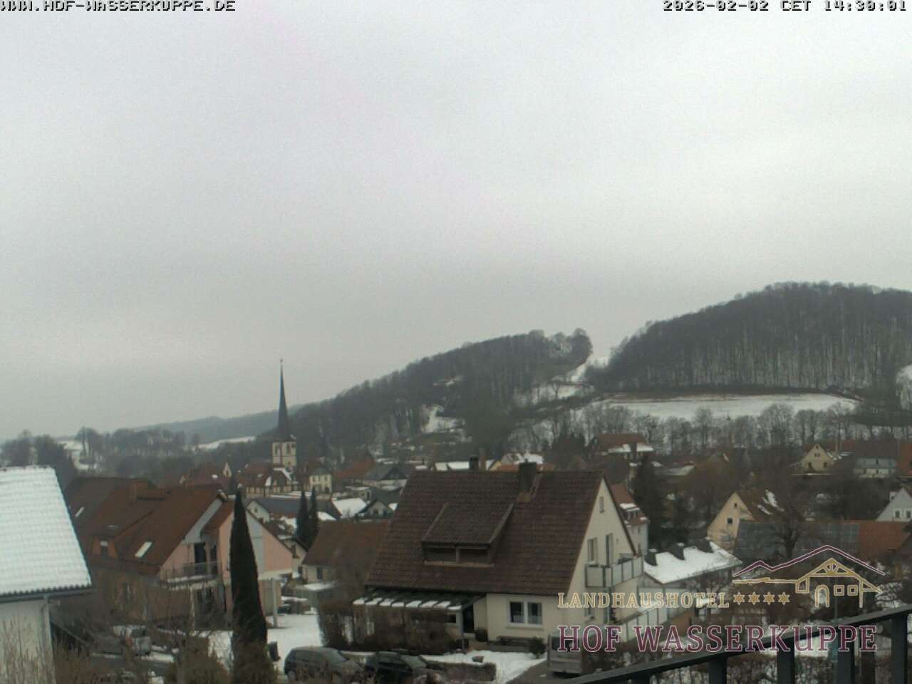 Webcam Poppenhausen - Hof Wasserkuppe, Poppenhausen, 450 m - bergfex