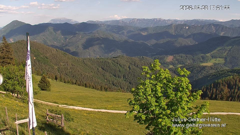 Kamera internetowa Julius-Seitner-Hütte, Türnitz, 1.185 m - bergfex