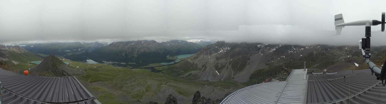 Webcam Piz Nair Bergstation, Dirección de visión Panorama, Corviglia, 3 ...
