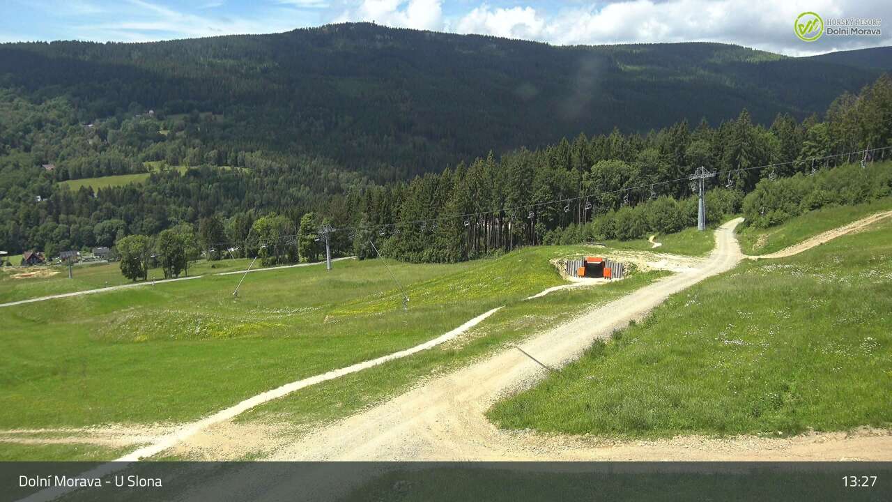 Webcam U Slona, Dolní Morava, 800 m - bergfex