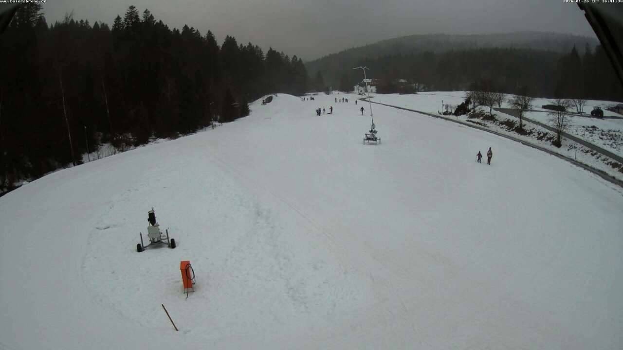 Webcam Obertal-Buhlbach, Viewing direction Blick von der Loipenhütte ...