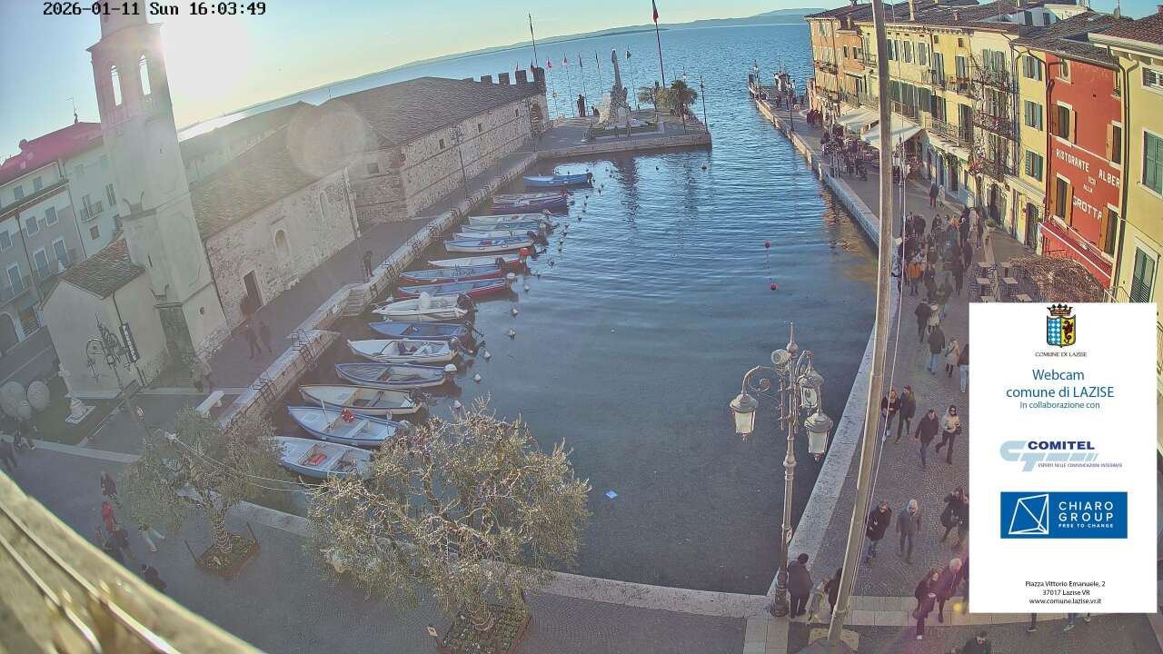 Webcam Lazise, :direzione:posizione:livello del mare - bergfex