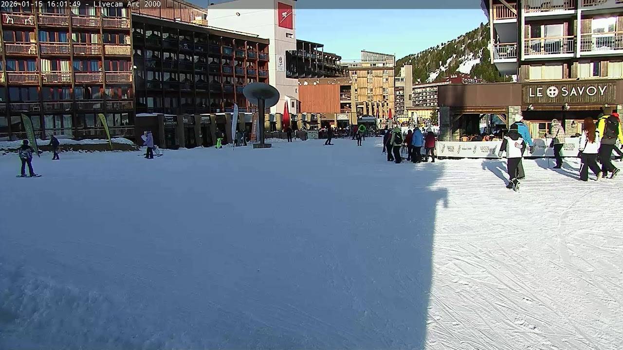 Webcam LIVE Olympique - Arc 2000, Les Arcs, 2000m - bergfex