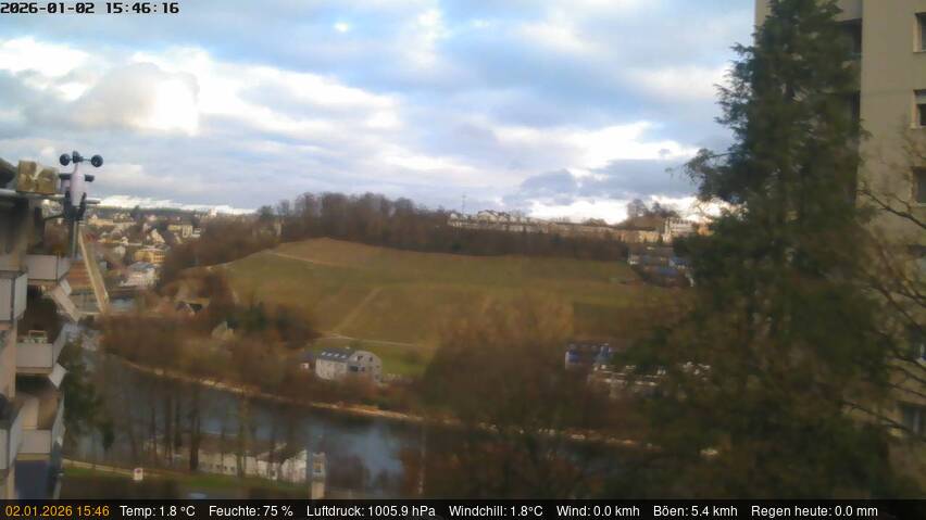 Webcam Flurlingen mit Rhein, Neuhausen am Rheinfall, 410m - bergfex