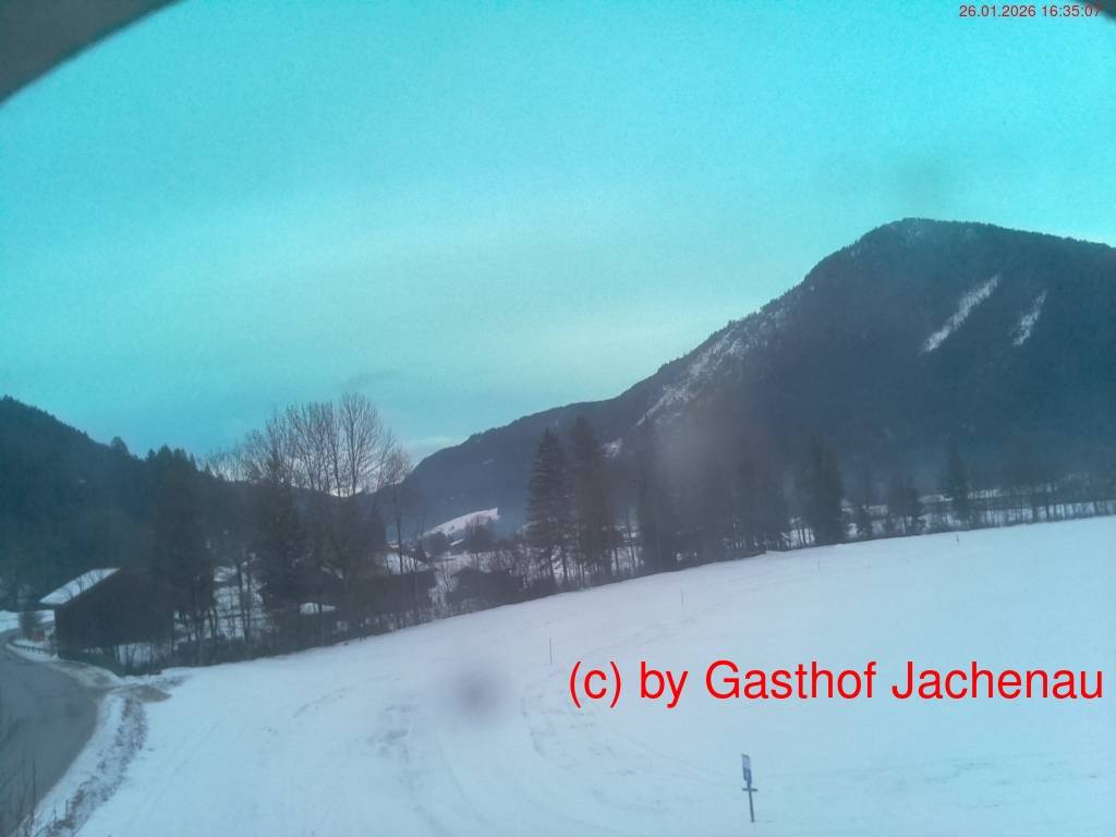 Webcam Jachenau - Gasthof Jachenau, Viewing direction Staffel und im ...