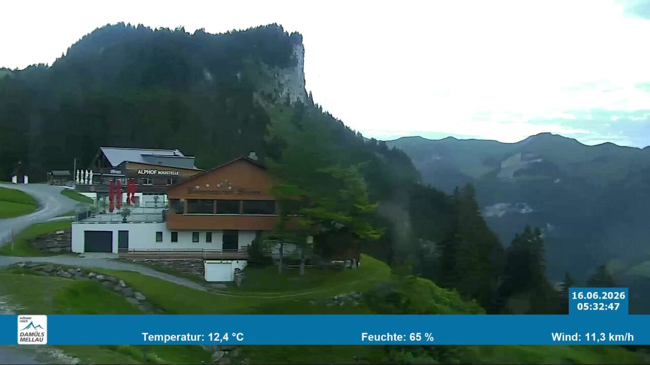 Webcam Mellaubahn - Rossstelle, Viewing direction Rossstelle ...