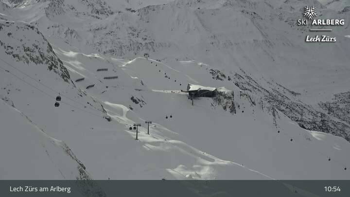 Webcam Zürs - Trittkopf Bergstation, Lech Zürs, 2.423 m - bergfex