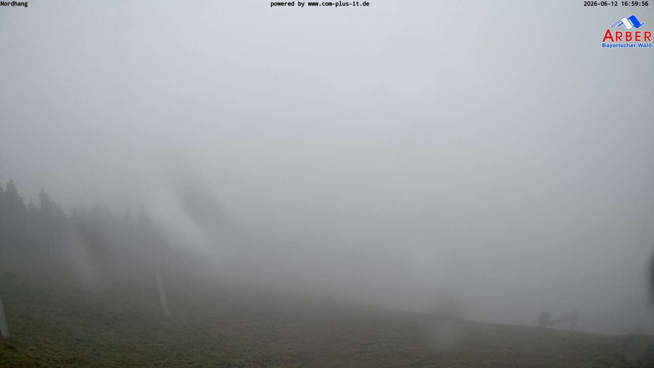 Webcam Großer Arber, Blickrichtung Nordhang - Bergstation 6er ...
