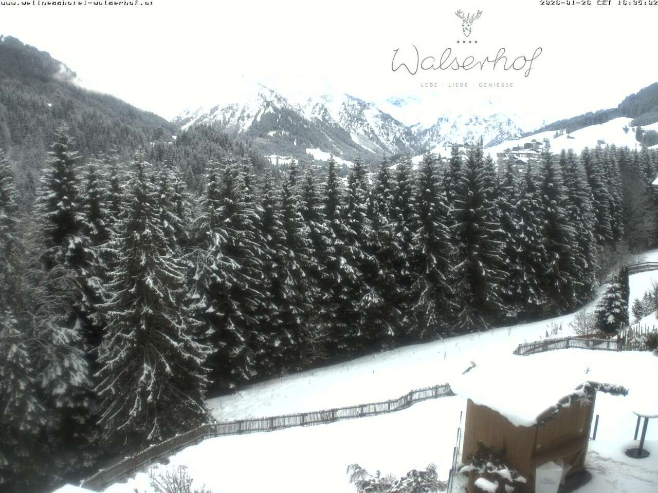 Webcam Hirschegg - Hotel Walserhof, :direzione:posizione:livello del ...