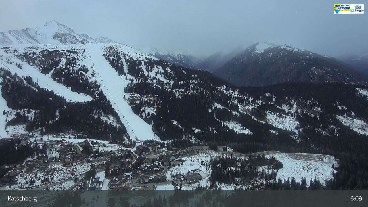 Webcam Katschberghöhe Aineck, Blickrichtung Bergstation, Katschberg, 1. ...
