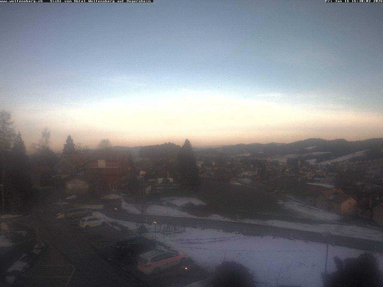 Webcam Degersheim - Hotel Wolfensberg, Viewing direction Blick vom ...