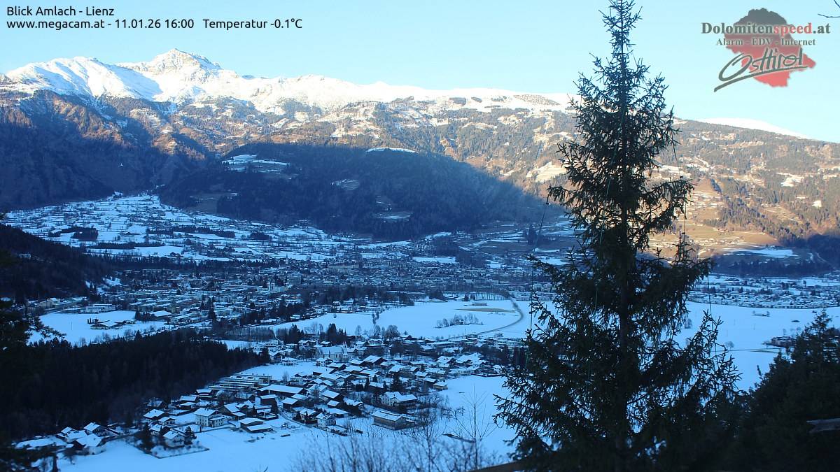 Webcam Amlach - Naturrodelbahn Lienzer - Dolomiten, Amlach, 841m - bergfex