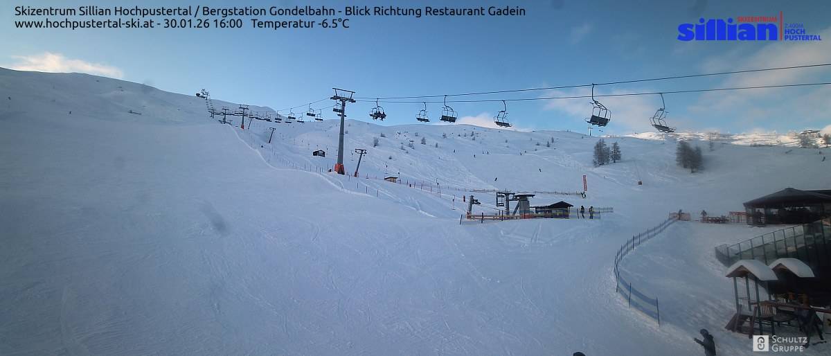 Kamera internetowa Bergstation Gondelbahn Sillian, Hochpustertal, 2180m ...
