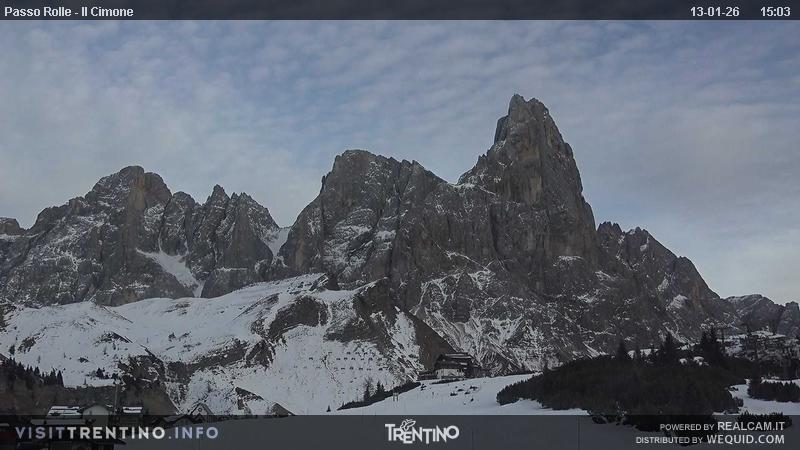 Webcam Passo Rolle, :direzione:posizione:livello del mare - bergfex