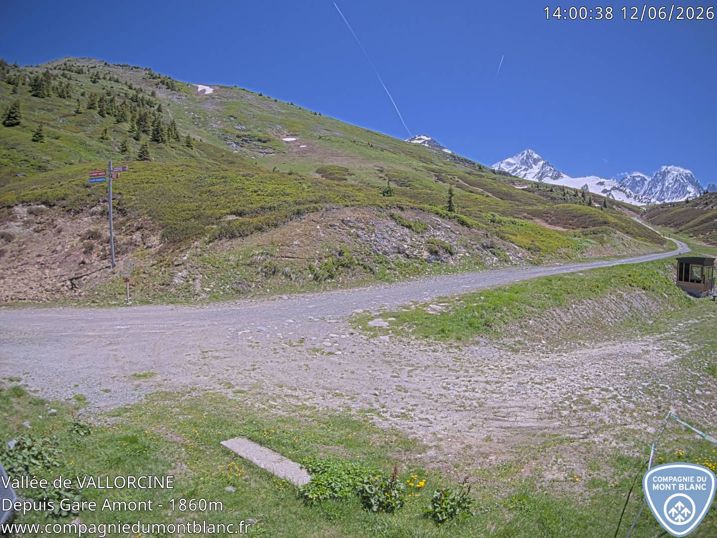 Webcam Vallee de Vallorcine - Bergstation Vallorcine, Chamonix, 1.860 m ...