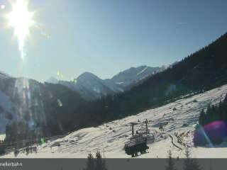 Webcam Thanellerbahn, Blickrichtung Karle, Berwang, 1.433 m - bergfex